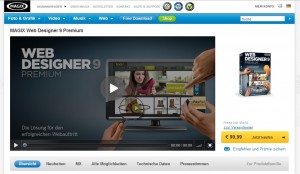 Magix Web Designer 9 Premium - Video